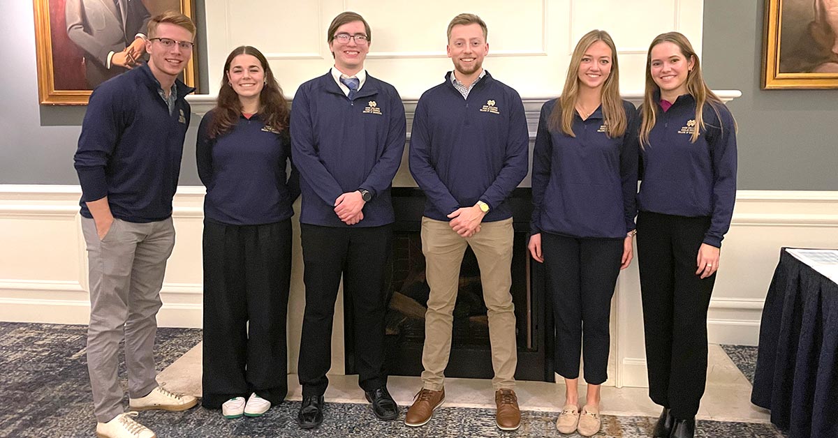 Six Notre Dame seniors complete Grand Challenges Scholars Program ...